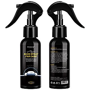 2PCS Car Scratch Removal Spray, Nano Spray for Cars, Car Nano Repairing Spray, Protection & Swirl Remover Polish, Scratch Removal for All Car Body, Removes Any Scratch and Mark
