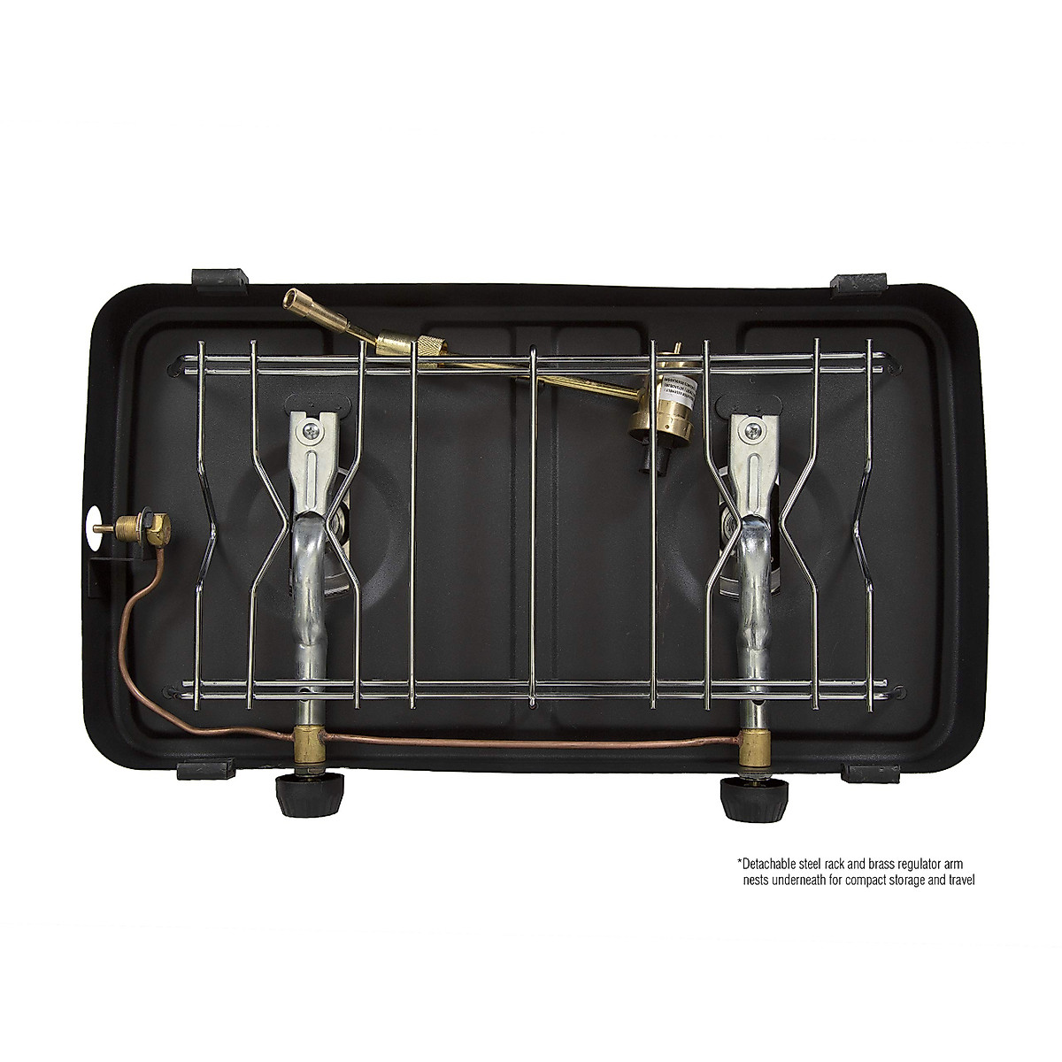 Stansport 2-Burner Regulated Propane Camp Stove (220)