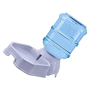 balacoo 2pcs Container for Food Automatic Gravity Fountain Dispenser L Waters Multi-use Dish Dispensing Puppy Bowls Drinking Cat Feeders Waterer Tool Bowl Puppies Dog Self Small Large