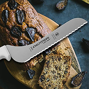 Dexter-Russell 5" Scalloped Offset Slicer, S163-5SC-PCP, SANI-SAFE series