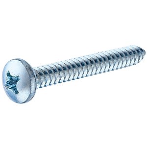 The Hillman Group 80066 10-Inch x 3/4-Inch Pan Head Phillips Sheet Metal Screw, 100-Pack, 10 x 3/4", zinc