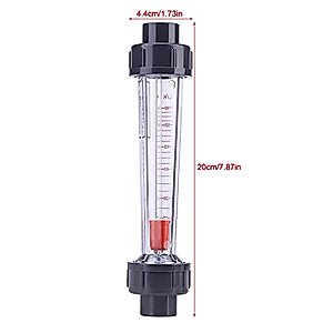 Plastic Tube Type 100 to 1000L H Water Meter Flowmeter LZS 15D with Simple Structure Easy Operation Low Weight Unbreakable and Long Life Span Widely Used in Water Industrial Field