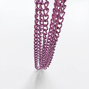 Adjustable Clamps for Women with Metal Chain Non-Piercing Decorative Clips