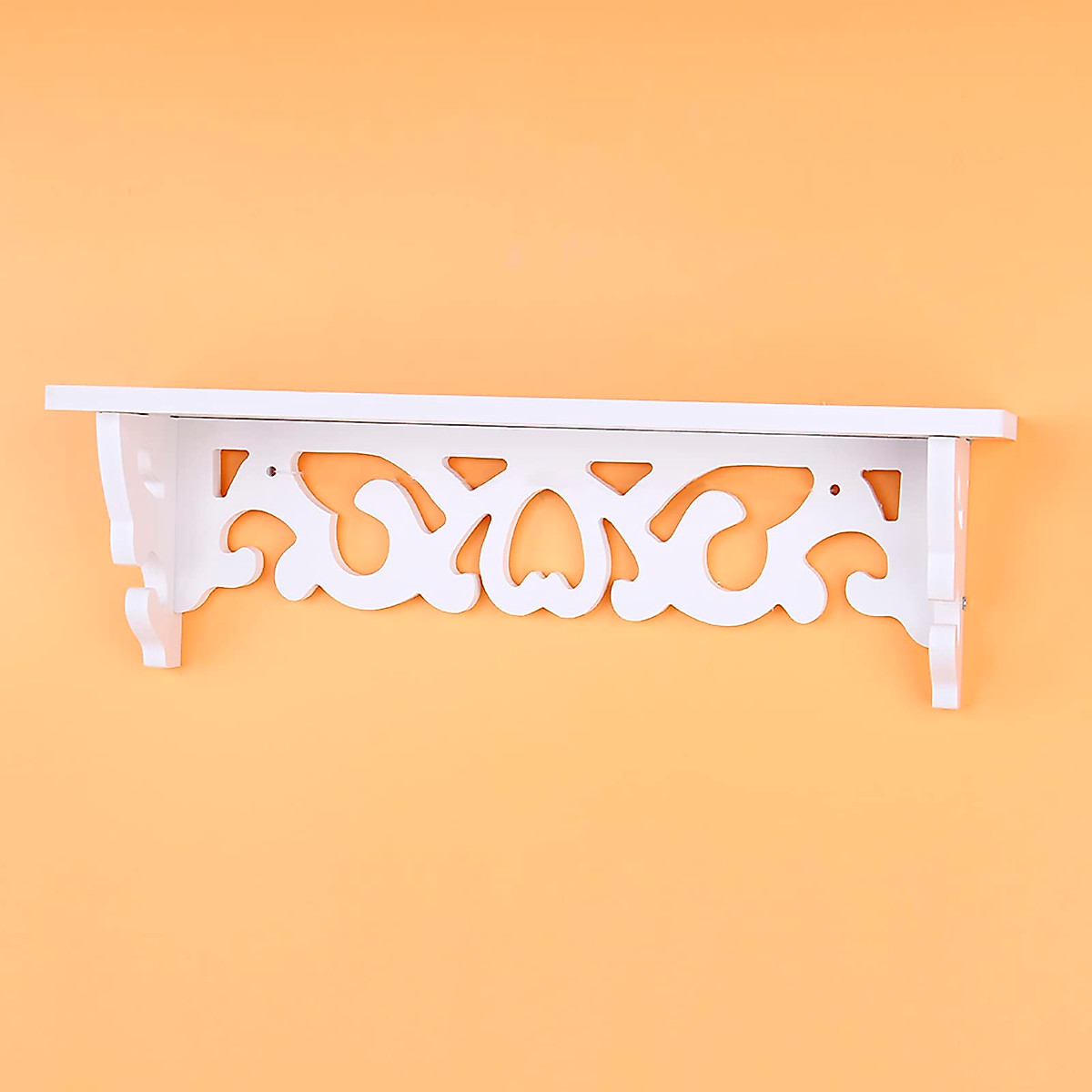 Mumusuki Wall Mounted Shelves Display, Shelf White Shelf for Wall Shelf Floating Storage Furniture Home Decor Stand