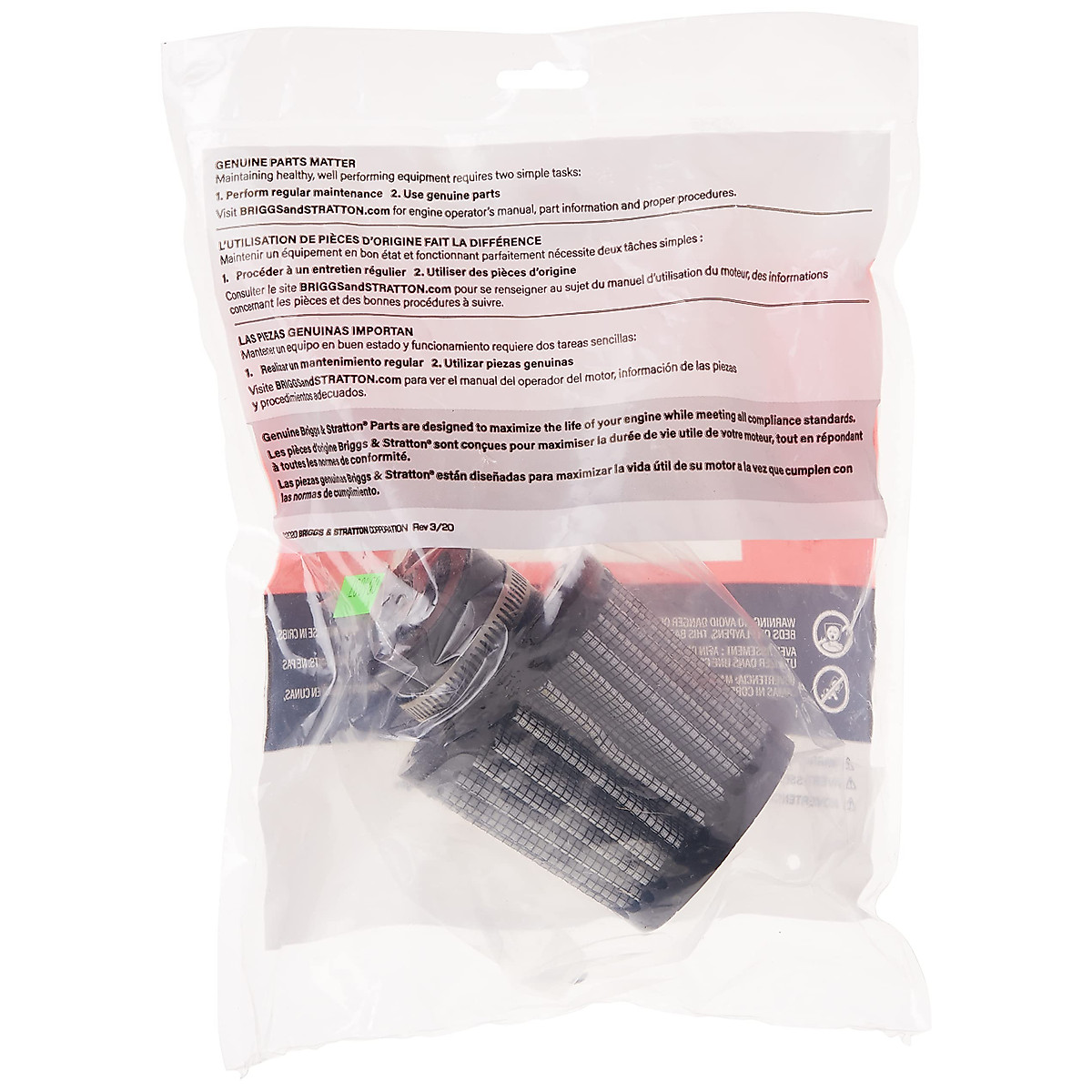 Briggs & Stratton 555729 Animal Green Air Filter