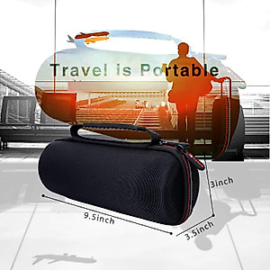XANAD Case for JBL Flip 4/3 or Flip Essential 2/1 or Sonos Roam 2/1 Waterproof Portable Bluetooth Speaker Speaker Hard Storage Carrying Protective Bag Grey