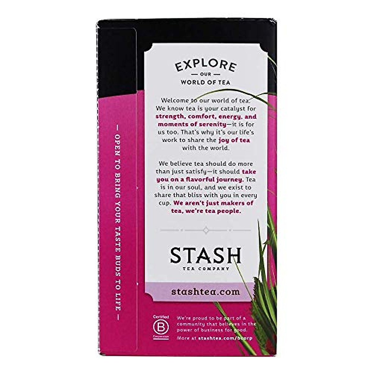 Stash Tea Tea Wild Raspberry Hibiscus 20 Tea Bags