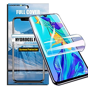 LOOKSEVEN 3 Pack Hydrogel Film For Samsung Galaxy S23 Plus Transparent Soft TPU Screen Protector Compatible with Samsung Galaxy S23 Plus, High Sensitivity Protective Film (Not Tempered Film)