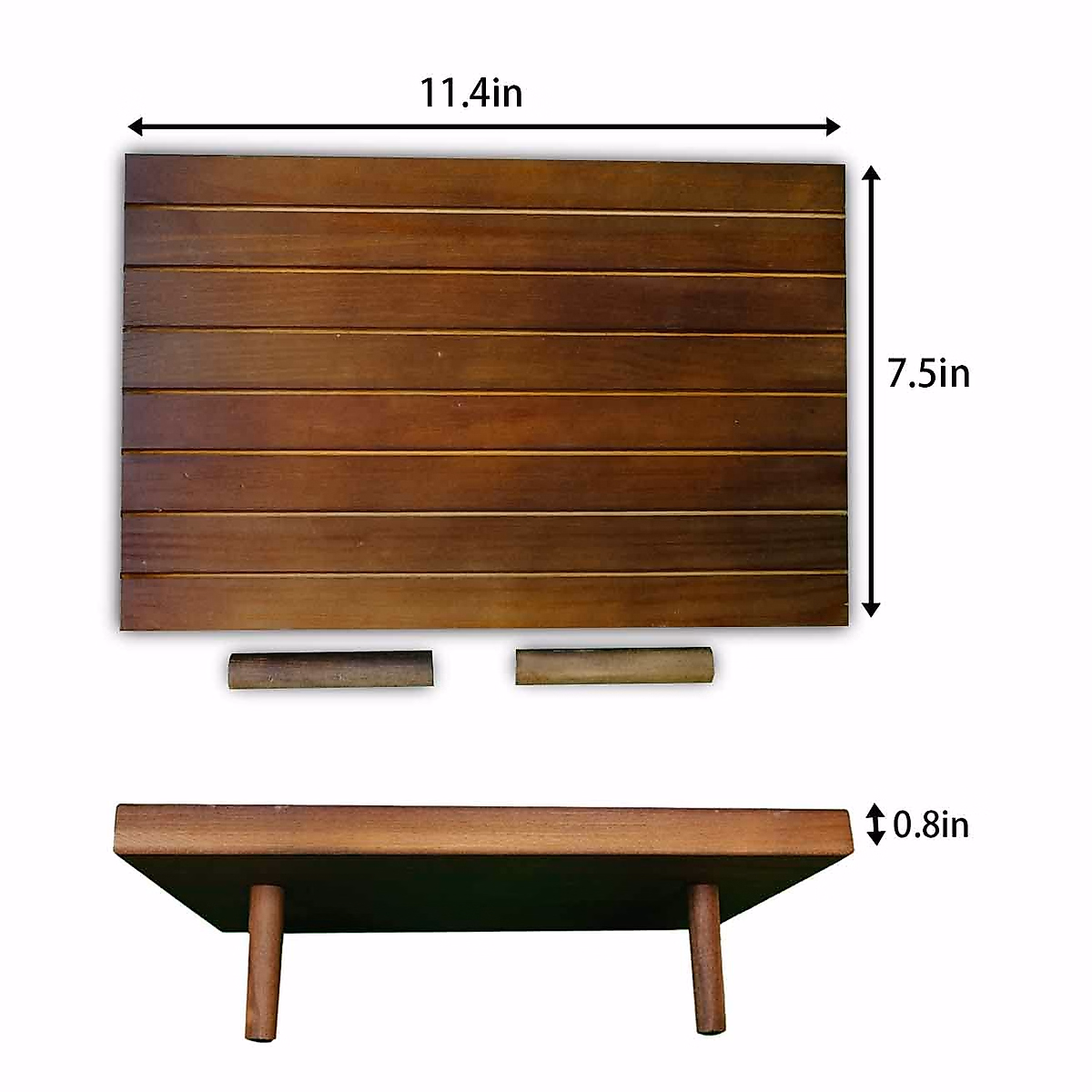 LUBANHAND Wooden Portable Earring Display Stand Greeting card Business Card display Stand Earring card holder display stand for vendors Earring Cardboard for Selling