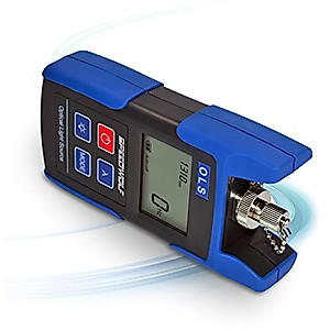 speedwolf 1310/1550nm FTTH Fiber Optic Light Source Mini Fiber Optic Tools with SC FC ST Adpater for Optical Fiber Maintenance(OLS622N)