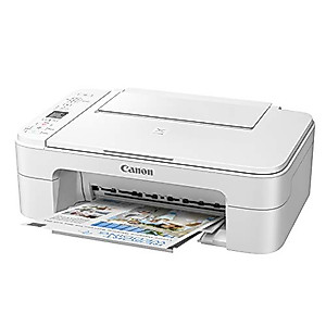 Canon Pixma TS3320 White, Works with Alexa