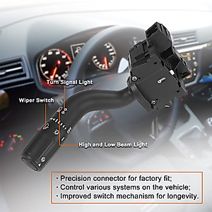 X AUTOHAUX Turn Signal Switch Wiper Washer Headlight Dimmer Multifunction Combination Lever Switch for Ford F-150 2009-2010 9L3Z-13K359-AA