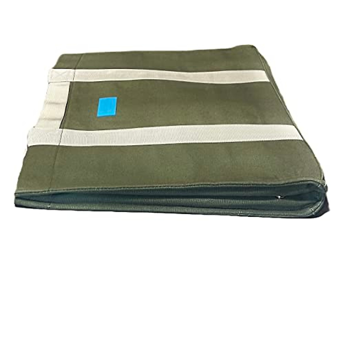 2023 Premium Oversize Canvas Tobi Tote Bag (21Wx16H x10D), Folds Flat, Slip-in Pockets, Removable Base, Anti-Theft Pocket (Tall Pines Green)