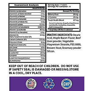 I LOVE MY PETS LLC Dog Bad Breath Chews - PET Teeth Health Complex - Dogs and Cats - Premium Care - Vitamin e for Dogs Oral - 2 Bottle (120 Treats)