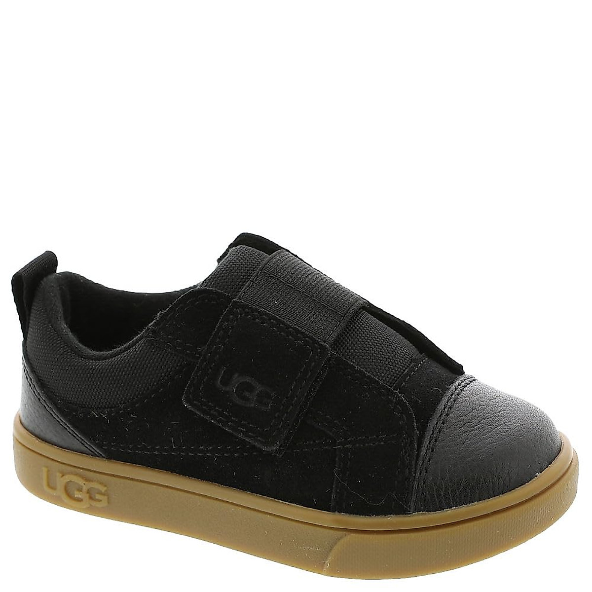 UGG Unisex-Child Rennon Low Sneakers, Black, 2