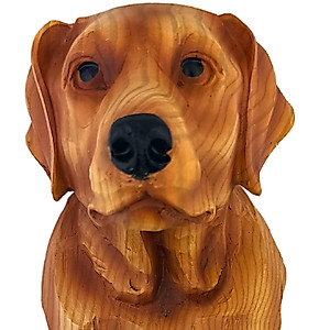 Needzo Dog Head Wall Hook, Functional Hanger for Coats and Umbrellas, Rustic Home Decoration, 7 Inches