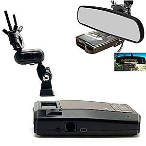 Best Rearview Mirror Stem Radar Detector Mount for Escort Max360c, Max 3, IX IXc, Redline EX, Cobra DualPro 360° Beltronics GT-360 Radar Detectors w/EZ Magnet Connection