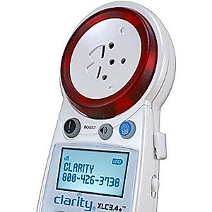 Clarity XLC3.4+ DECT 6.0 Extra Loud Big Button Speakerphone with Talking Caller ID (Renewed)