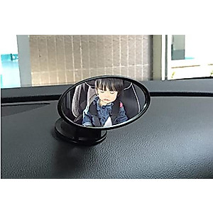 Adjustable Car Interior Baby Kids Rear View Mirror For Seat With Suction Universal Baby Car Mirror Adjustable Interior Rear View Kid Monitor +Suction Adjustable Wide