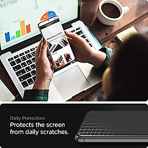 Spigen NeoFlex Screen Protector Designed for Samsung Galaxy S21 Ultra (2021) [2 Pack] - Case Friendly