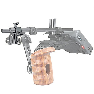 NICEYRIG Mini Mounting Plate with 15mm Rod Clamp for Monitor EVF Transmitter Receiver to 15mm Rod - 166