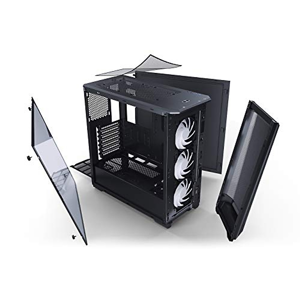 Phanteks Eclipse P400A Digital ATX Mid-tower(PH-EC400ATG_DBK01), Mesh Front Panel, Tempered Glass, Digital-RGB, Black