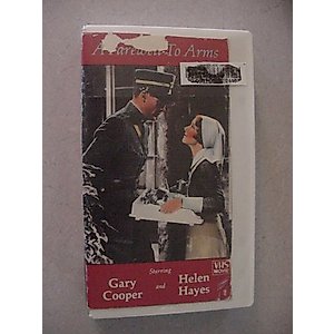 VHS Video Tape of A Farewell To Arms Starring Gary Cooper and Helen Hayes