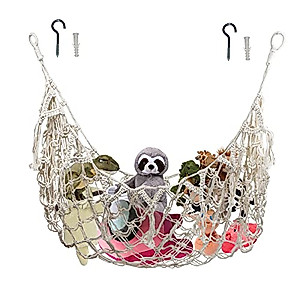 bouti1583 Toy Hammock for stuffed animal net Children's Jumbo Plush toy storage Hanging Mesh Nursery Kids Play Room Bedroom decor