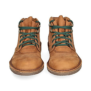 JIM GREEN Men's African Ranger Boots Lace-Up Water Resistant Full Grain Leather Work or Hiking Boot (Fudge, 10.5)