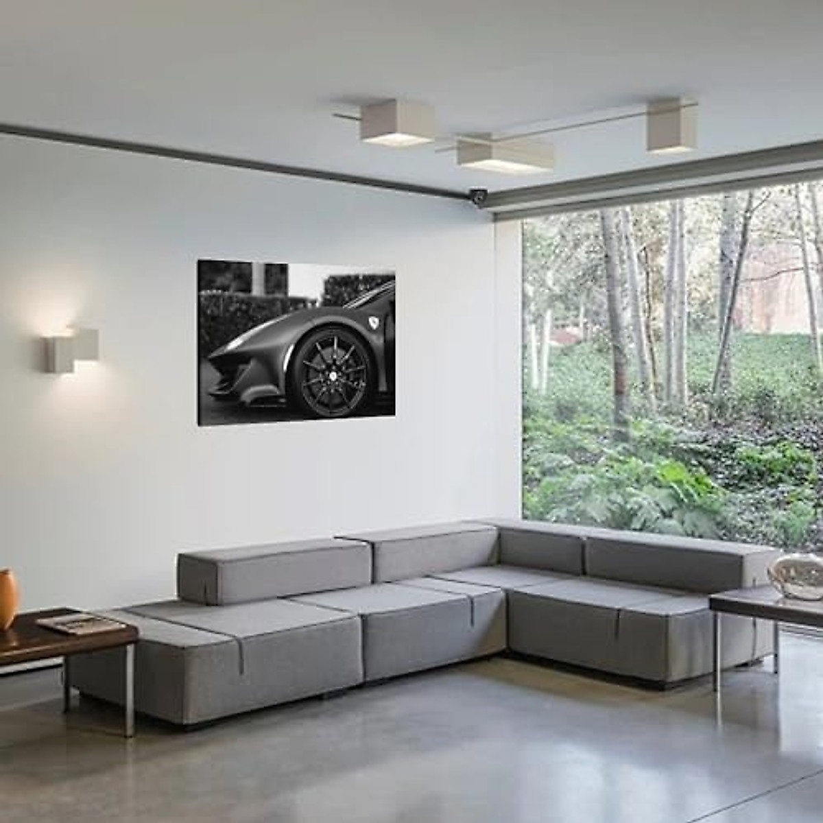 Car Poster Ferrari F40 Supercar Posters Racing Car Canvas Wall Art For Boy's Bedroom SuperCar Wall Decor Frame-style 24x16inch(60x40cm)