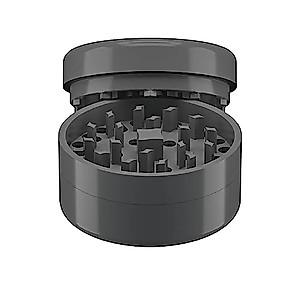 NEW Ceramic 2.5" Herb Grinder - Premium Quality Non-Stick Highly Durable Easy-to-Clean Super Sharp Teeth Portable Multifunctional (Space Gray)