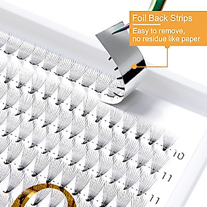 Premade Fans Eyelash Extensions 10D 7D 8D XL Box 320 Fans Pointy Base Premade Volume Lash Extensions Premade Volume Fans Mixed (10D-0.07D,9-16mix)