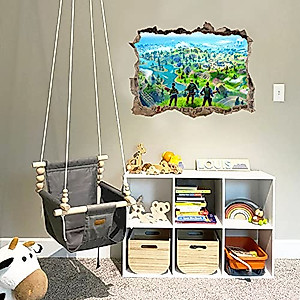 Hiromi Video Game Wall Decals Gaming Room Decor ,Game Stick Poster Decals, Vinyl Wallpaper for Rooms,Gift Kids Boys Girls Men Teen (E)