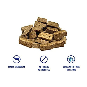 Nutri Bites (Value Pack) Beef Liver Pets Treats Freeze Dried Premium Quality Single Ingredients High Protein 17.6 OZ for Dogs and Cats