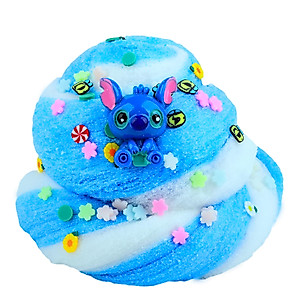 Blue Cloud Slime, Scented Slime Kit for Girls Boys, Super Soft Slime Game, DIY Kids Education Toy, Birthday Gift(7oz 200ML)