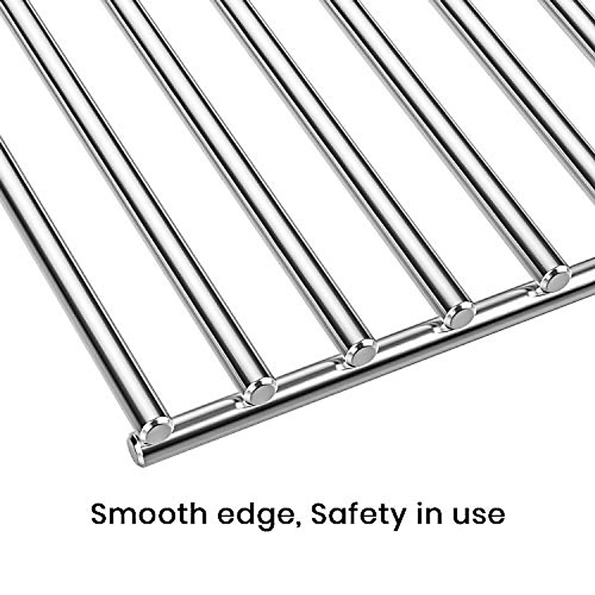 Stanbroil Solid Rod Stainless Steel Grill Cooking Grates Replacement Parts for Coleman Roadtrip Swaptop Grills LX LXE LXX, 2 Pack