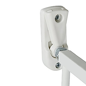 Munchkin® Extending XL™ Tall and Wide Baby Gate,  Hardware Mounted Safety Gate for Stairs, Hallways and Doors, Extends 33" - 56" Wide, Metal, White