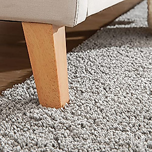 Solid Shag Rug 3x5 Rugs for Living Room Large Area Rug Machine Washable Area Rugs, Ideal for Carpet Floor Use