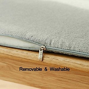 Outdoor Indoor Bench Cushions,Non-Slip Bottom with Ties Japanese Long Dining Chair Cushion Bay Window Cushion Patio Coffee 351803cm(14711inch)