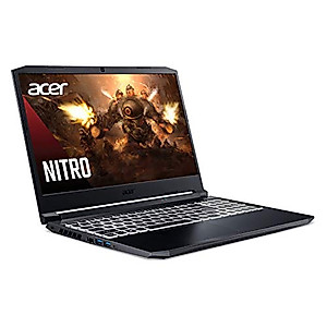 Acer Nitro 5 AN515-45-R21A Gaming Laptop, AMD Ryzen 5 5600H Hexa-Core Processor | NVIDIA GeForce RTX 3060 GPU | 15.6" FHD 144Hz IPS Display | 16GB DDR4 | 512GB NVMe SSD | WiFi 6 | RGB Keyboard