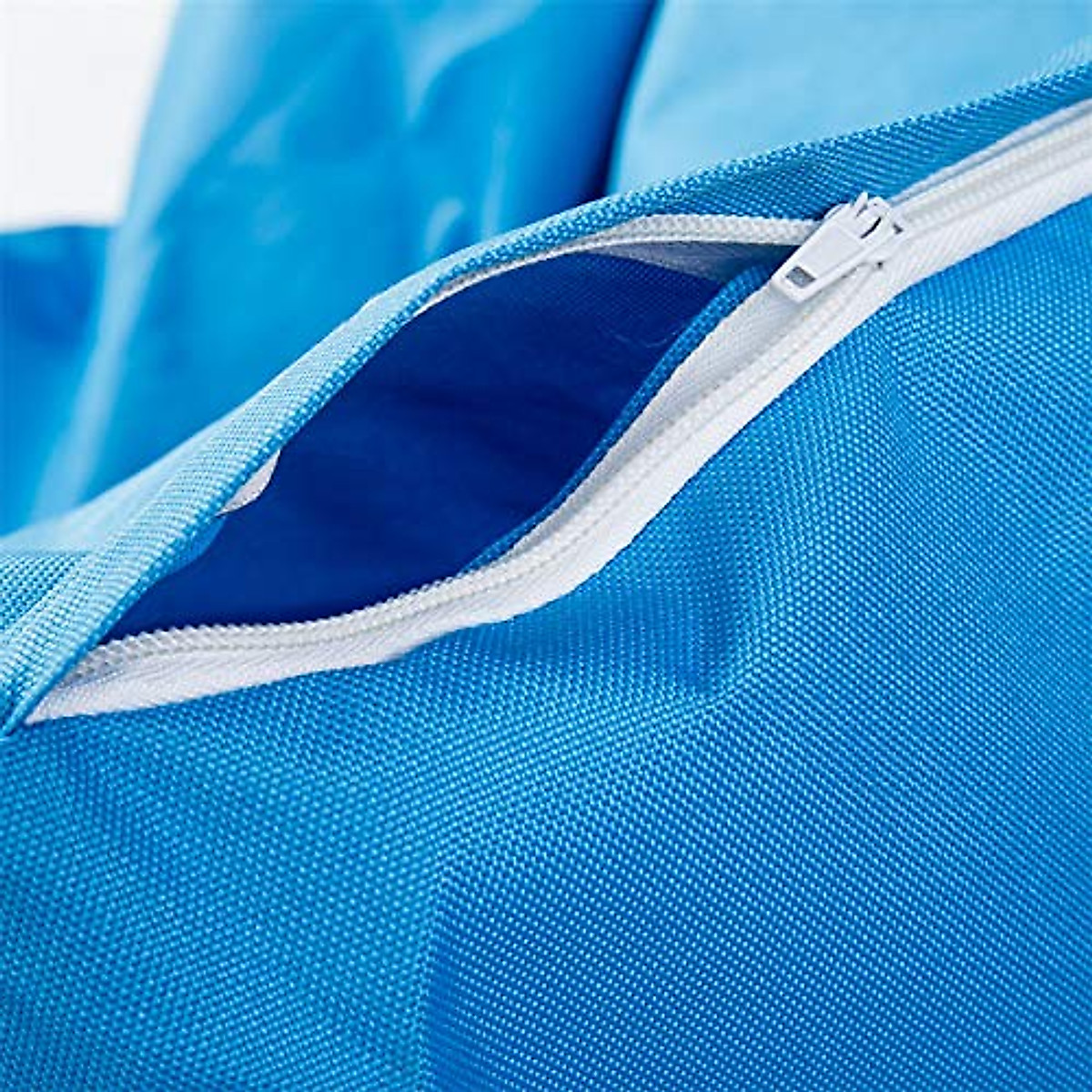 Soft Bean Bag Chairs for Kids and Adults, Lazy Lounge Storage Bean Bag Chair Cover Unfilled Sofa Beanbags Stuffed Animal Storage Indoor Outdoor (Blue - B, 23.6x25.6inch)