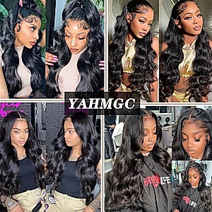 Body Wave Bundles 100% Unprocessed Brazilian Virgin Hair Bundles 20 22 24 inch Body Wave 3 Bundles Double Weft and Wave Bundles For Black Women Body Wave Human Hair Extensions