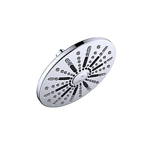 Design House 582718-PC Ian Modern 8-inch 2-Function Showerhead, Polished Chrome