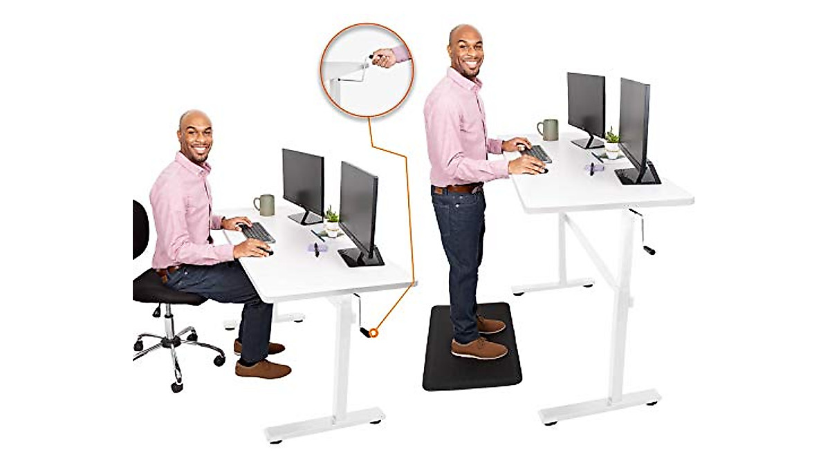 Stand Steady Tranzendesk 55 Inch Standing Desk for Ergonomic Work