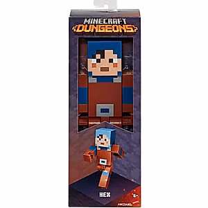 Mattel Minecraft Large Scale Action Figures Based on Minecraft and Minecraft Dungeons Video Games. Action Figures for Playing, Trading, and Collecting, Battle Toy for Boys and Girls Age 6 and Older