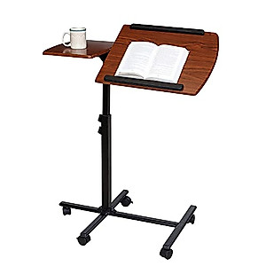 OneSpace Angle and Height Adjustable Laptop Computer, Dual Surface, Cherry Red