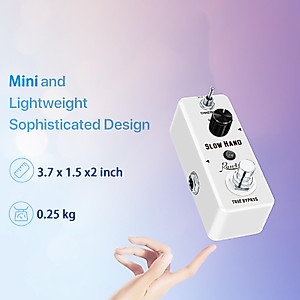 Rowin Digital Slow Hand Guitar Pedal Slow Gear for Electric Guitar Bass True Bypass (LEF-326)