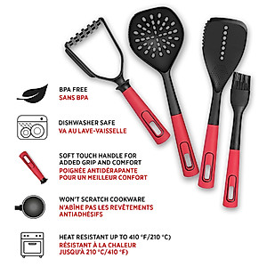 Starfrit Meat Chopper, Standard, Red/Black