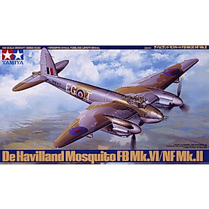 Tamiya 61062 1/48 De Havilland Mosquito FB-MK.6 Plastic Model Airplane Kit