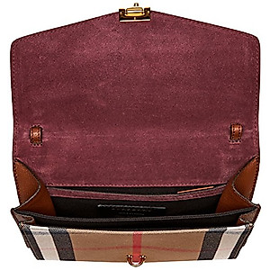 Burberry House Check Crossbody Bag (Womens) - Brown - One Size